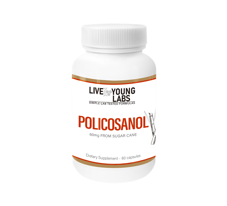 Policosanol 60mg - Cholesterol Level Control (60 capsules) – liveyounglabs